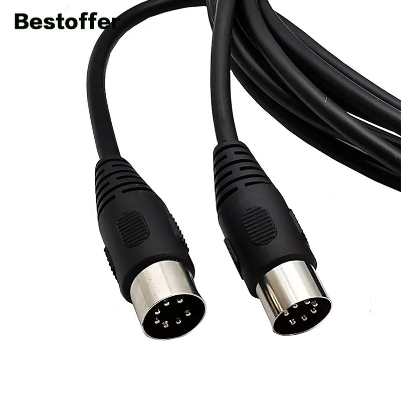 3 Meters Midi 7 Pin Din Male To Male Adapter Cable For Signal Docking ...