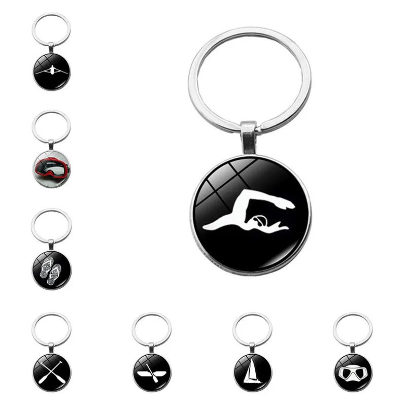 BTWGL 2020newest Casual Jewelry Swimming Key Chain Charm Minimalist ...