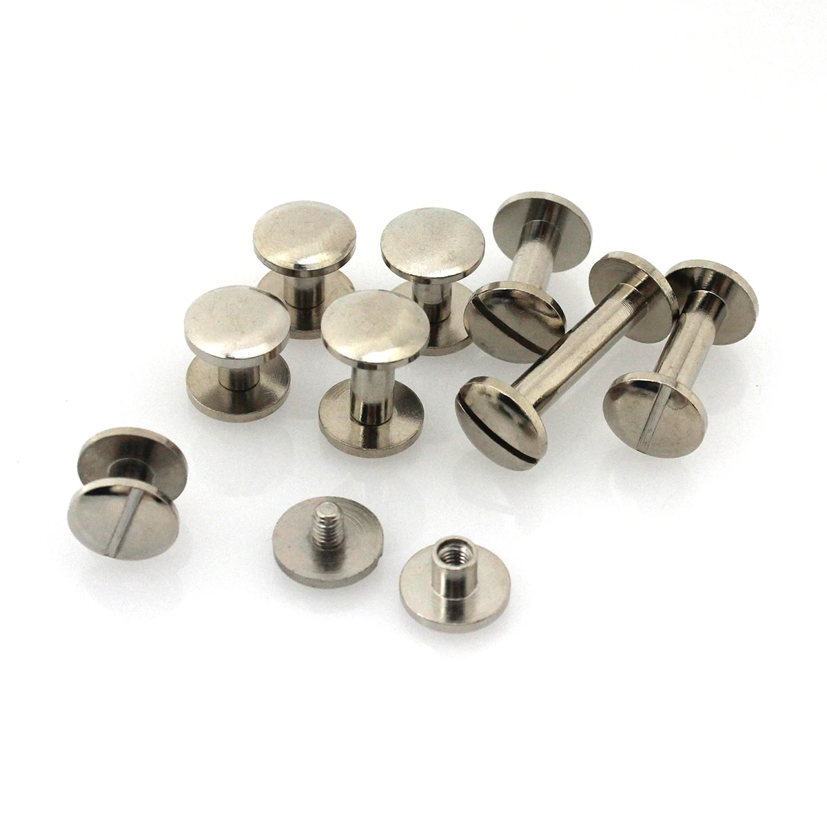10pcs-Cupronickle-Binding-Chicago-Screws-Nail-Stud-Rivets-Arc-Head-For ...