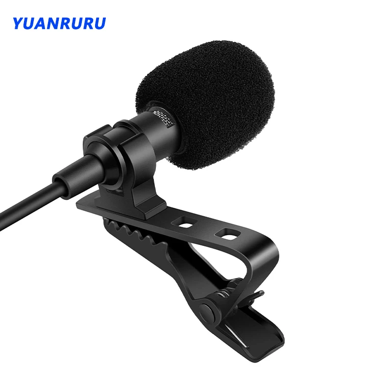 3-5-mm-Omnidirectional-Microphone-Clip-Portable-Microphone-1-5m-Wired ...
