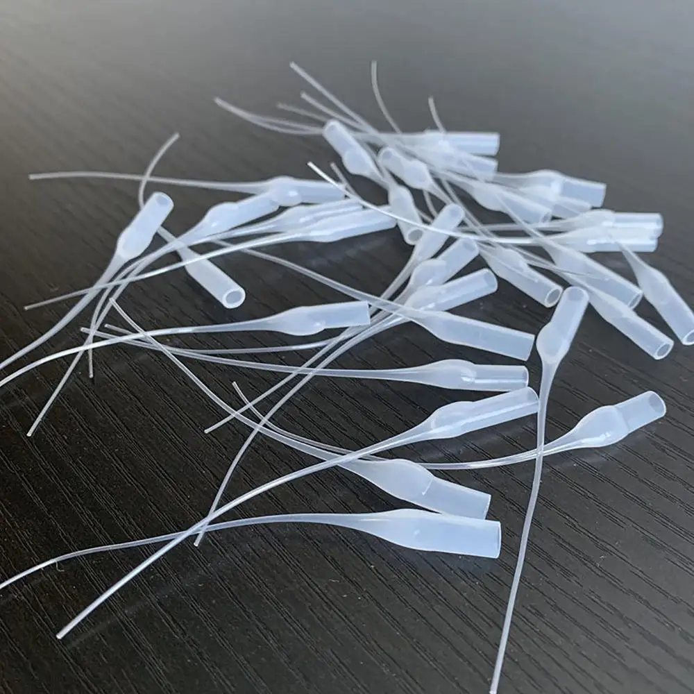 100 Pieces Glue Micro-Tips Plastic Glue Bottle Tips Glue Extender ...