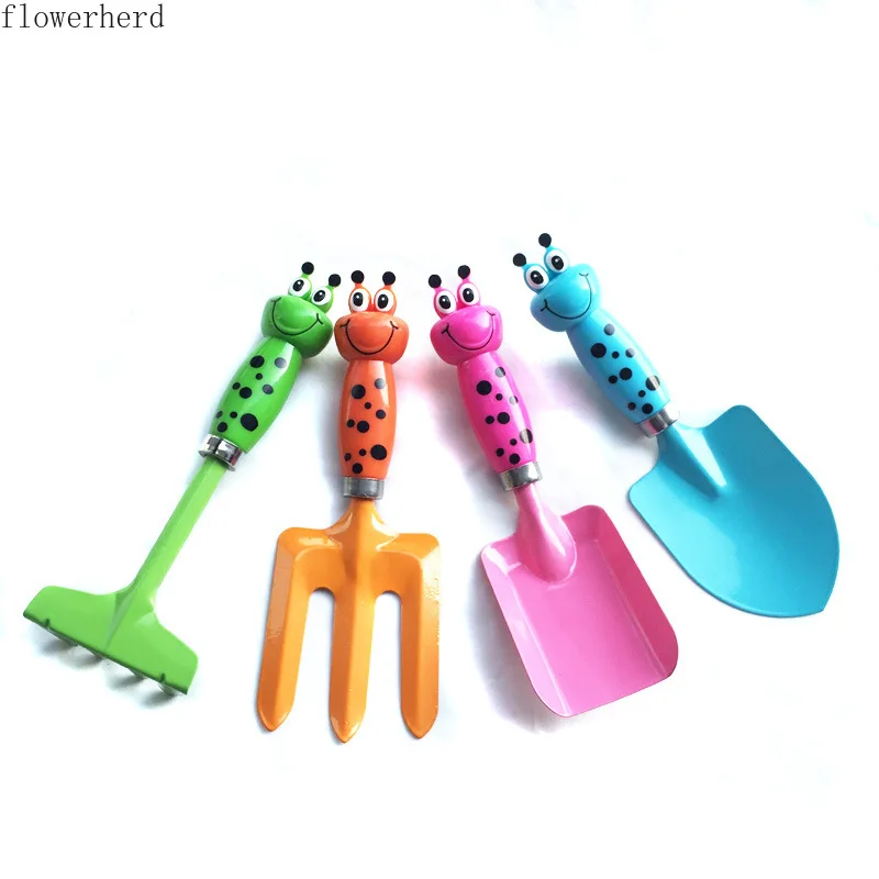 Gardening Tool Four piece Children's Cartoon Beach Sand Digging Tool ...
