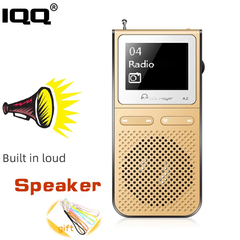IQQ-Gold-Mp3-Player-A2-With-Lound-Speak-and-8G-Can-Playing-100Hours ...