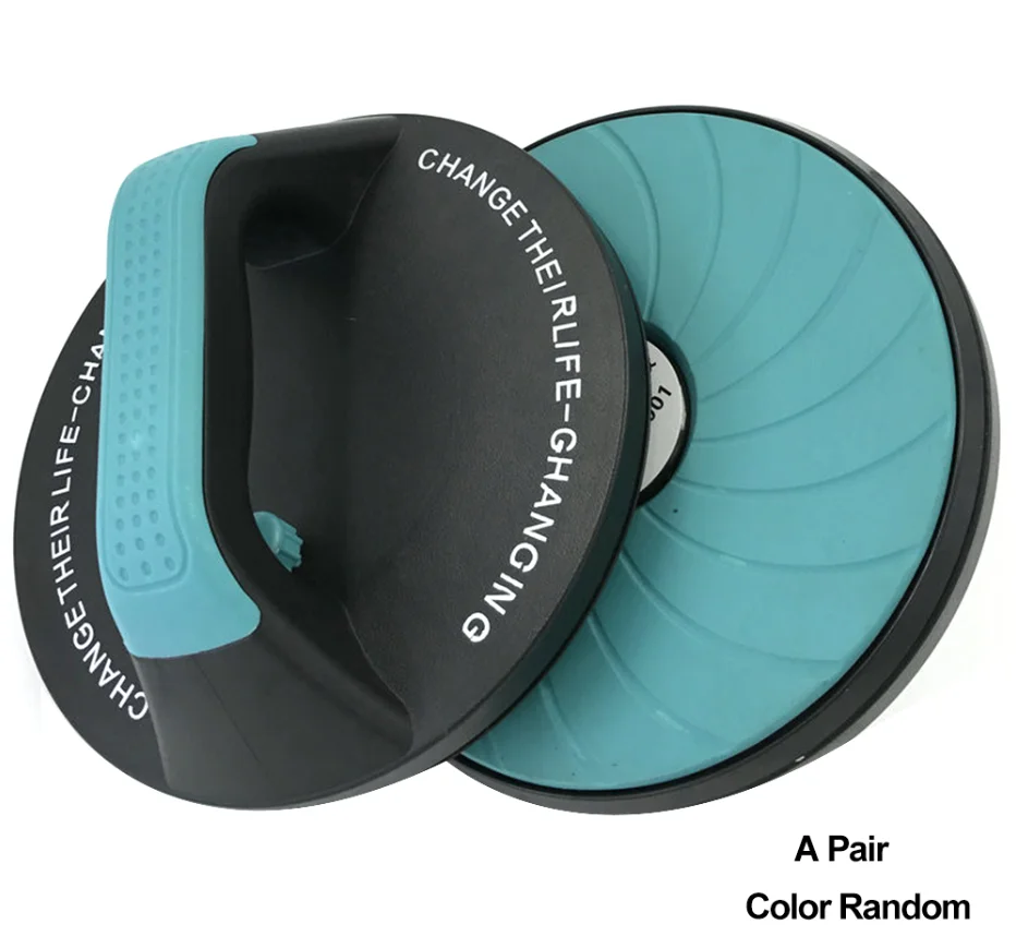 B111 Portable Comfortable Rotating Handles Round Push-ups Frame 1 Pair ...
