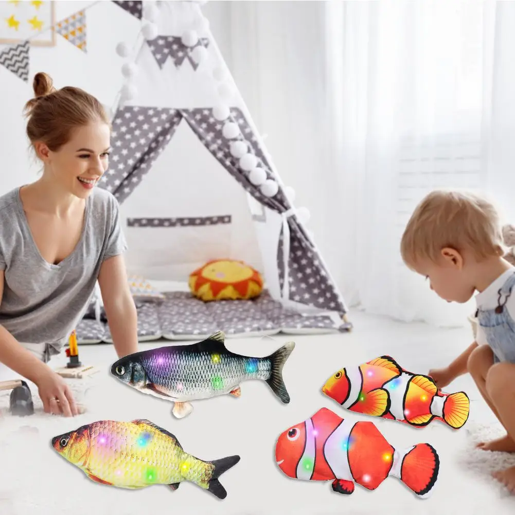 Glowing Dancing Singing Fish Cat's Toy - GenieUs Shop