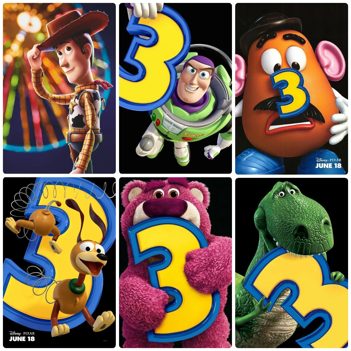 Toy Story 3 Character Posters