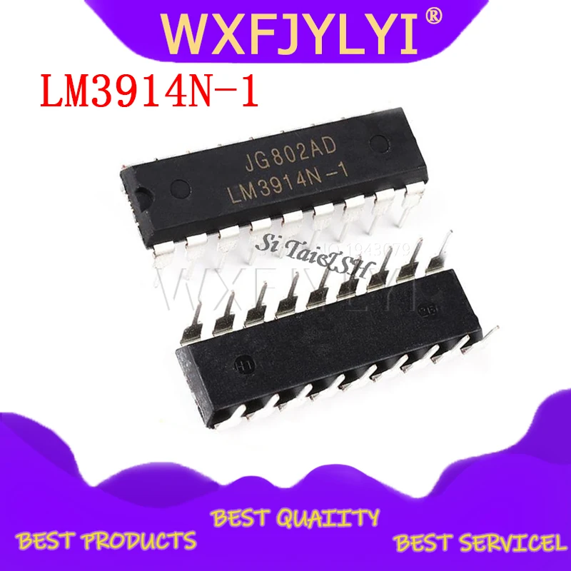 【KAMDSS015】5pcs/lot LM3914N-1 LM3914N LM3914 DIP-18 LED bar graph ...