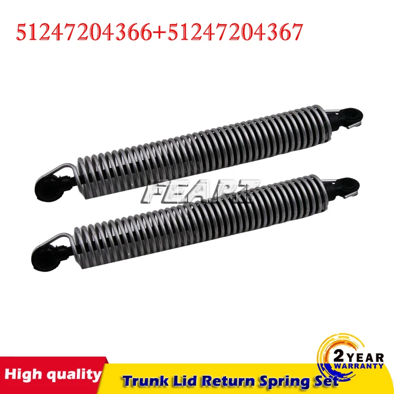 트렁크 리드 리턴 스프링 세트, 후면 왼쪽 오른쪽, BMW F10 520i 528i 535i 525d 535d ...