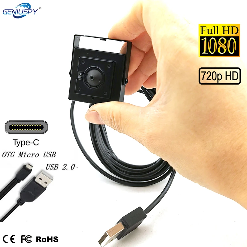 Square-34-34mm-CMOS-OV2710-HD-Micro-USB-Camera-High-Frame-Rate-1080P ...