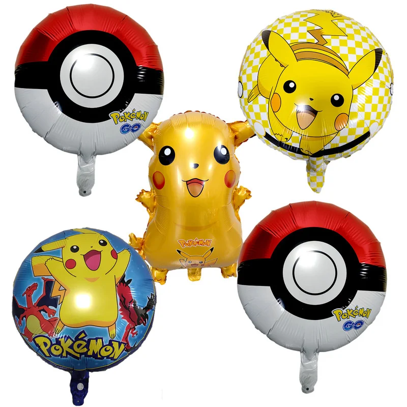 Pikachu-festa-de-anivers-rio-ballon-pokemon-figura-dos-desenhos ...
