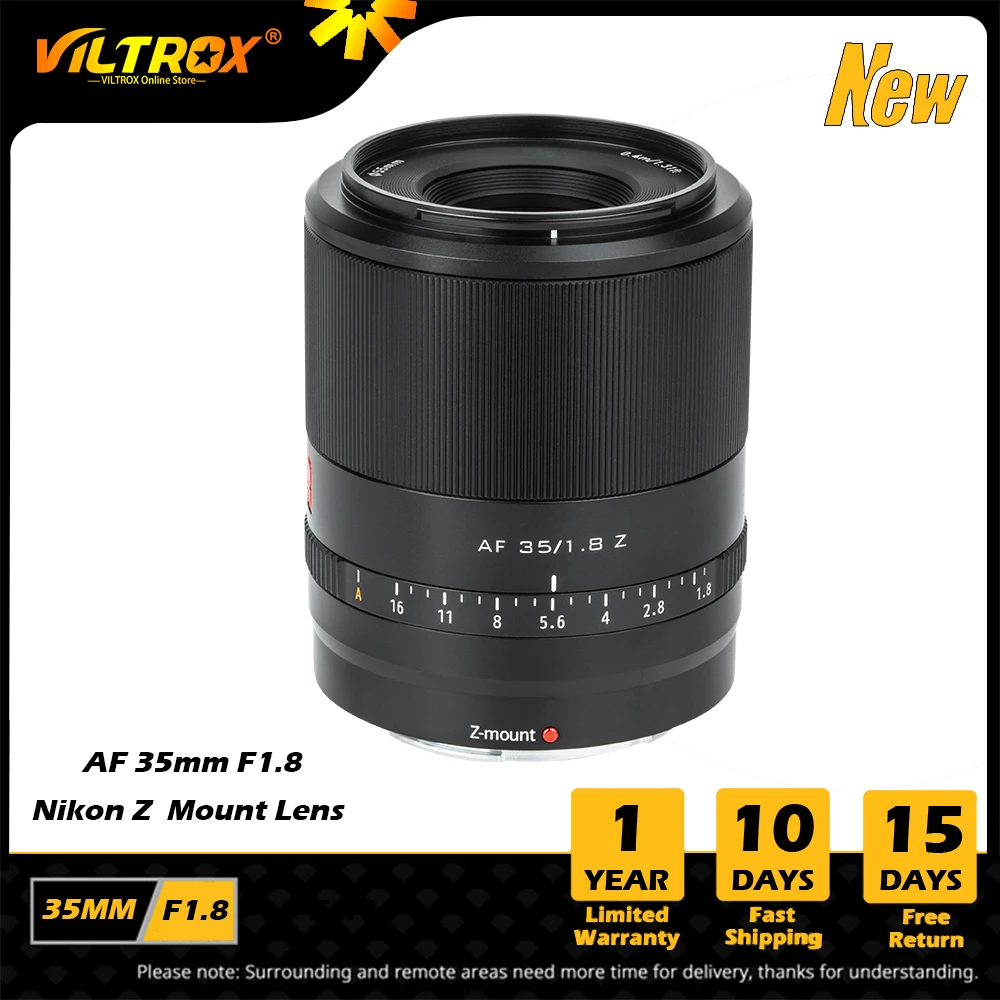 Viltrox 24mm 35mm 50mm 85mm F1.8 니콘 Z 마운트 카메라 렌즈, 니콘 Z50 Z9 Z30 Z6 용 풀 프레임 와이드 앵글 프라임 자동 초점 렌즈 ...