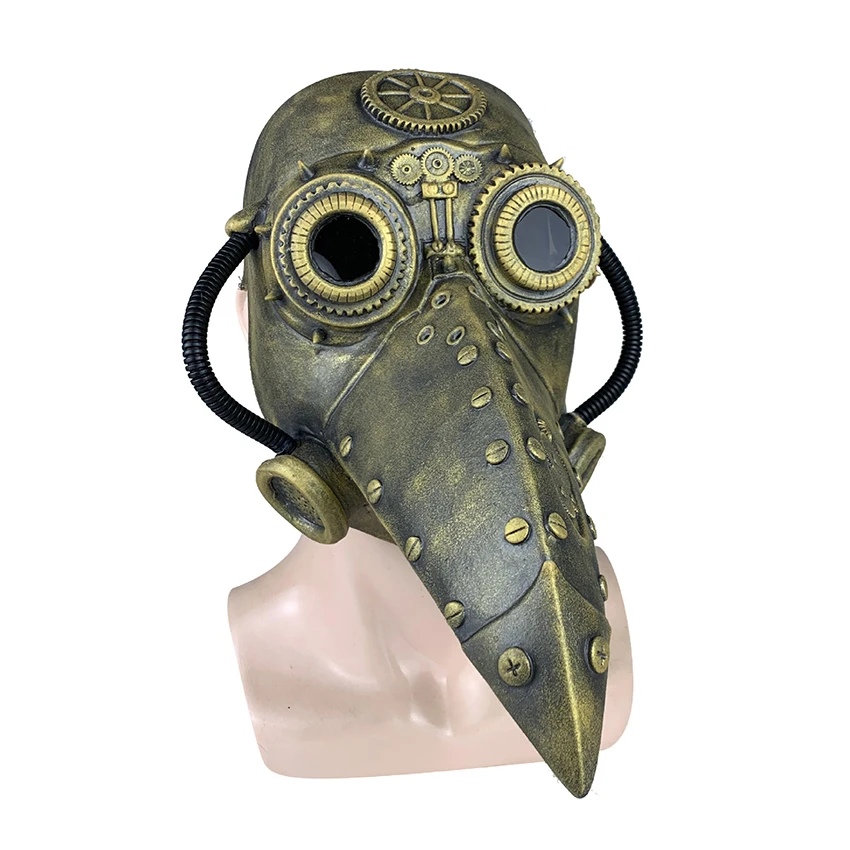 Horror Plague Doctor Schnabel Steam Punk Mechanical Bird Beak Cosplay ...