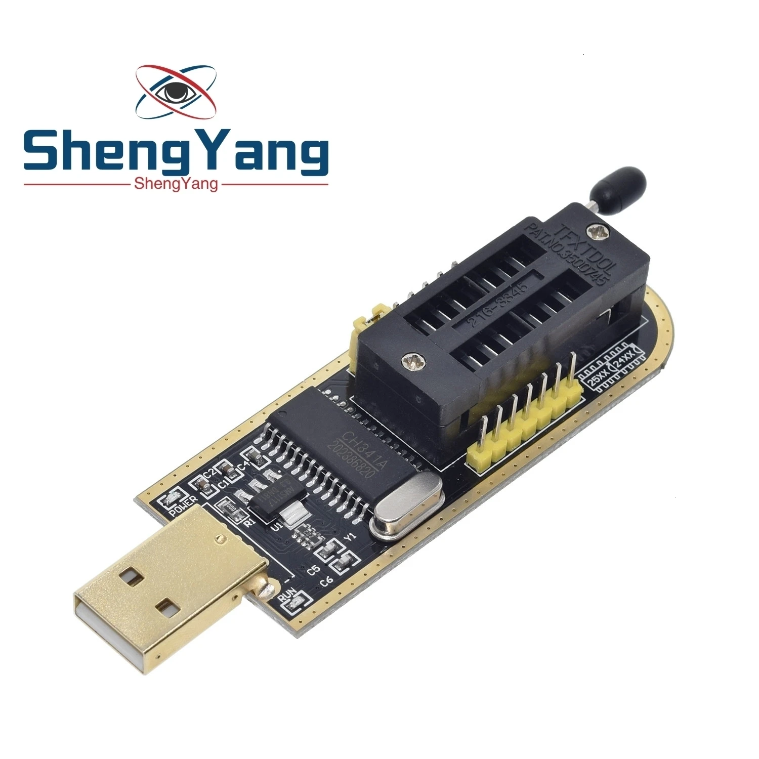 TZT USB программатор CH341A/CH341B для EEPROM 24/25 series | AliExpress