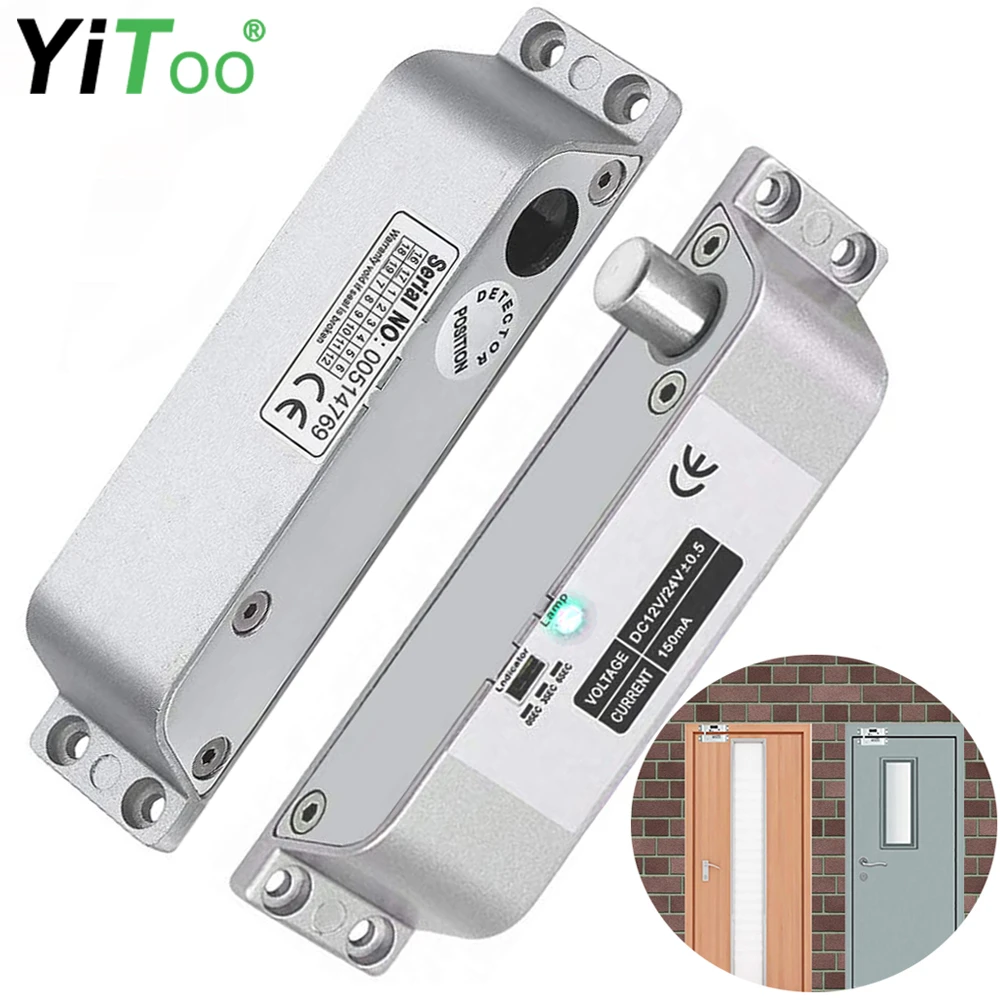 Yitoo Smart Door Lock Electric Mortise Lock Magnetic Drop Bolt Locks ...