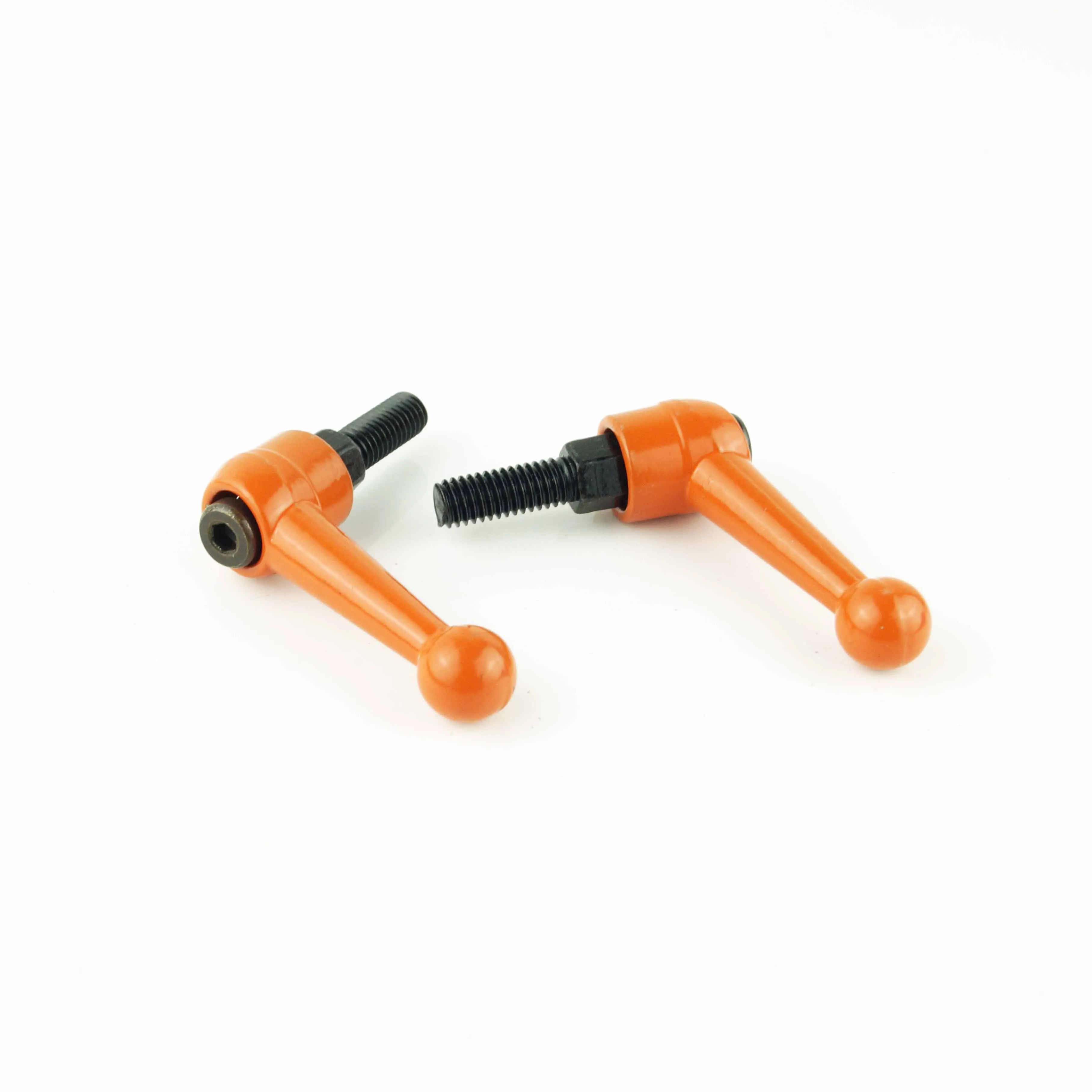 M5-M6-Solid-zinc-alloy-orange-adjustable-handle-clamping-lever-arm ...