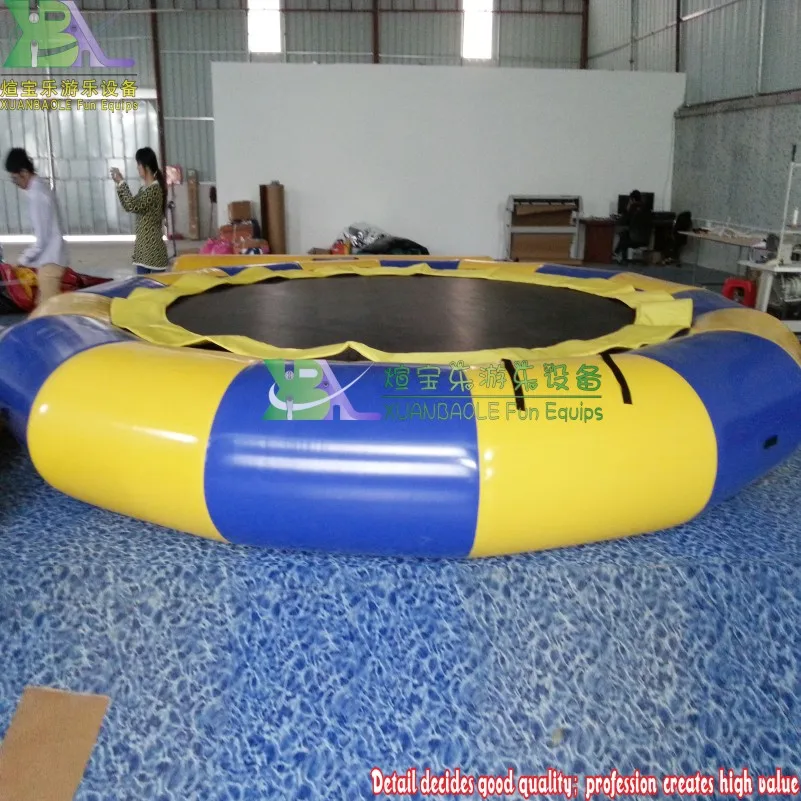 Custom-Made-Color-Floating-Water-Games-Inflatable-Water-Trampoline-For ...