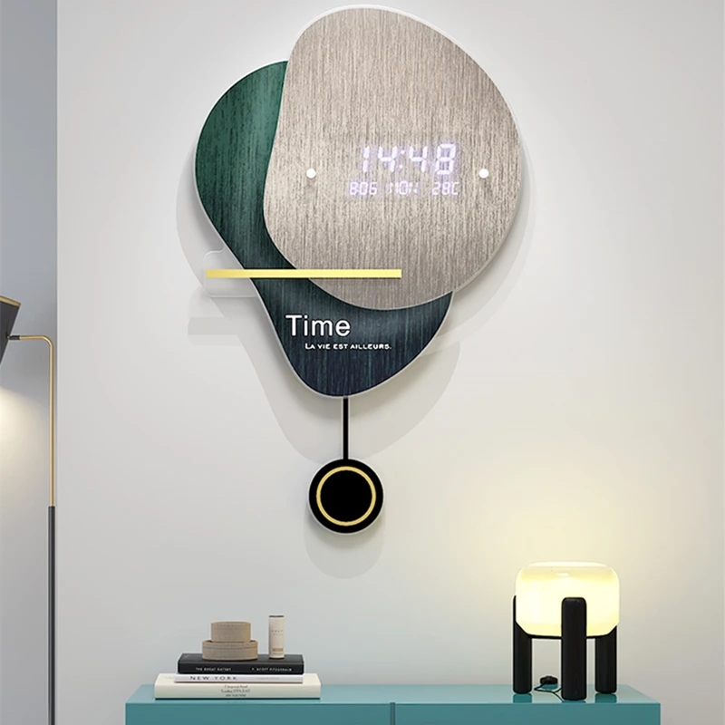 Fashion-creative-clock-decoration-wall-mounted-electronic-wall-clock ...