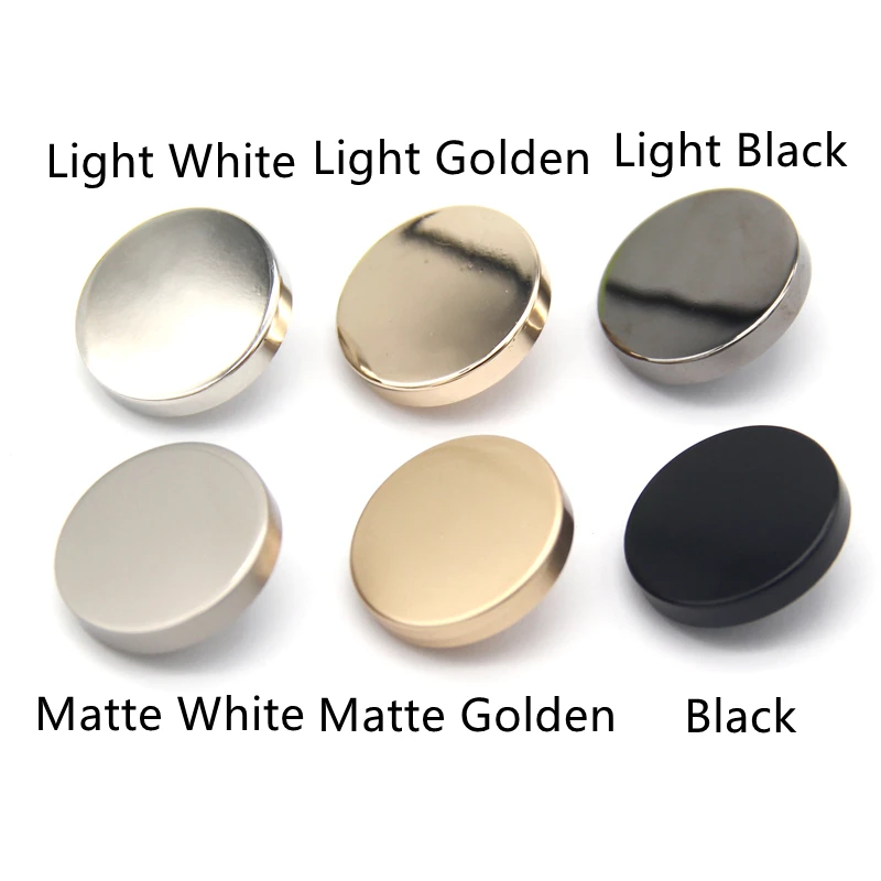 Metal Gold Plated Buttons 10mm | Apparel Gold Coat Buttons | Buttons ...