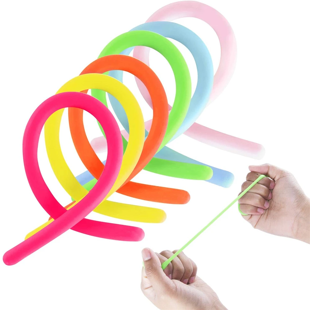 Stretchy Gelee String Nudeln Dünne Gummi Squeeze Sensorischen Spielzeug ...