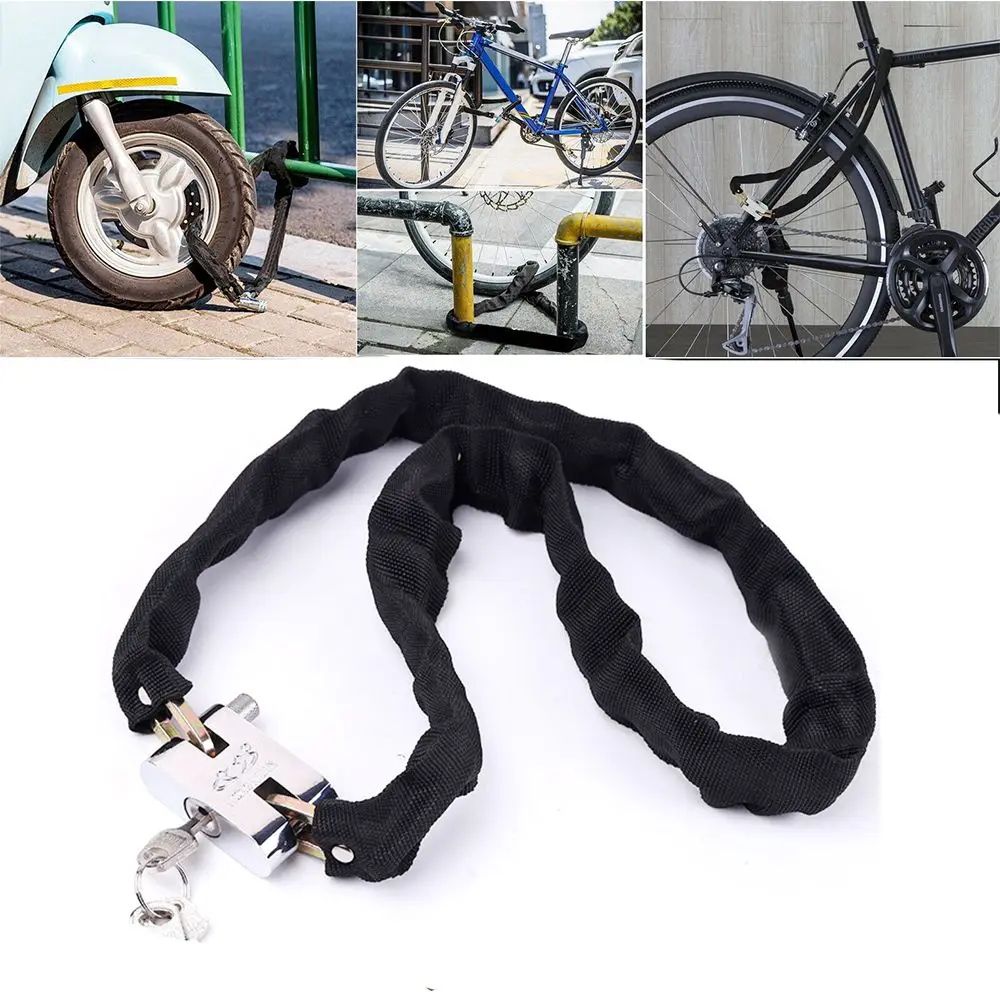 0-65M-Long-Electric-Bike-Vehicle-Protection-Padlock-Bicycle-Scooter ...