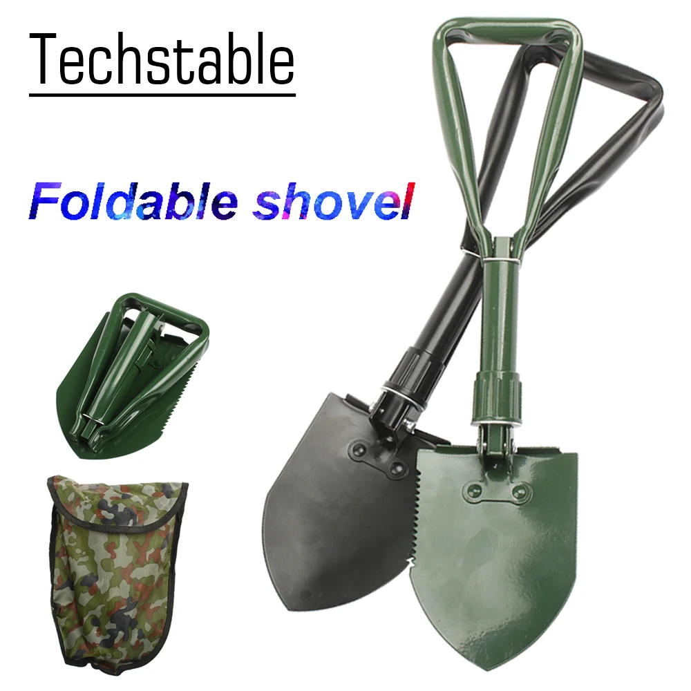 Multi function Camping Shovel Military Portable Folding shovel Survival ...