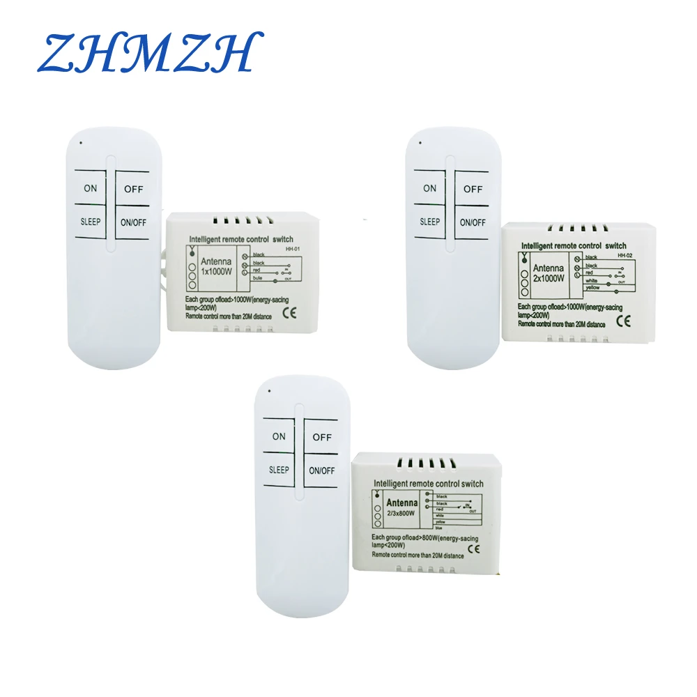 Ac 220v Digital Wireless Intelligent Remote Control Switch Smart Manual ...