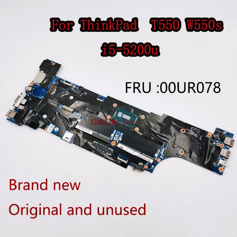 NEW-Original-For-Laptop-Lenovo-ThinkPad-T550-Motherboard-i5-5200u-20CJ ...