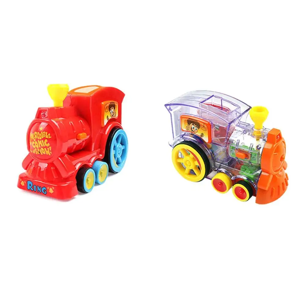 Automatic Laying Domino Brick Train Car Set Building Blocks For ...