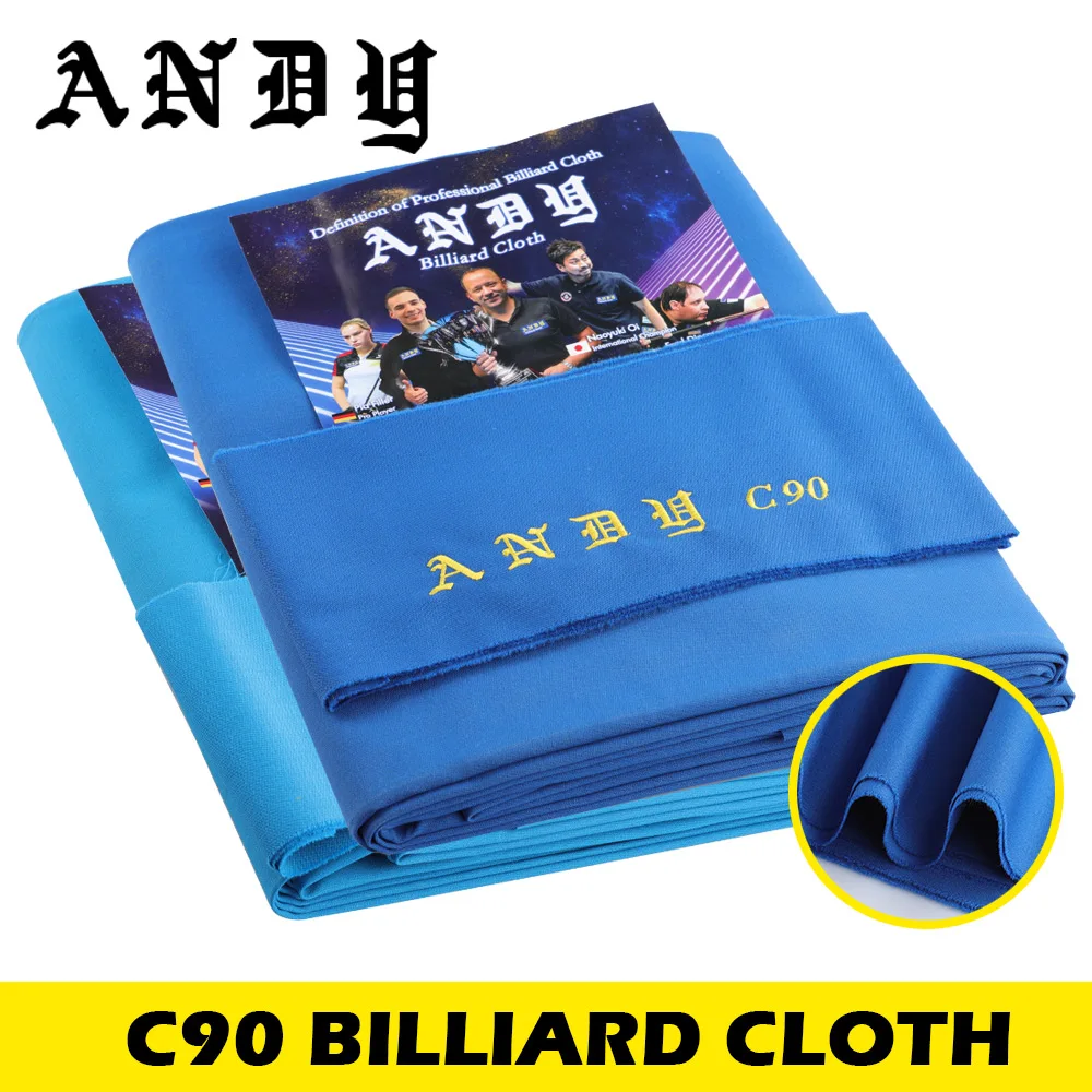 ANDY-C90-Billiard-Carom-Table-Cloth-for-85-Wool-15-Nylon-Professional ...