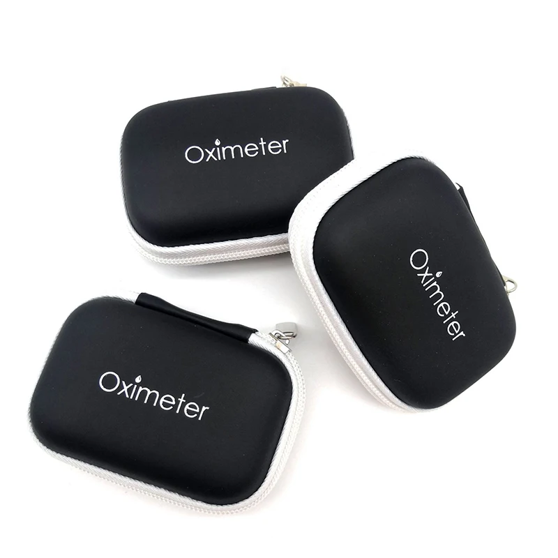 Digital-Finger-Pulse-Oximeter-Storage-Bag-Box-Travel-Sport-Blood-Home ...