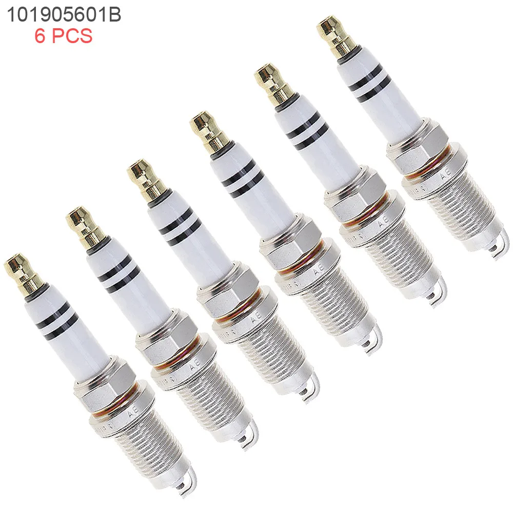 6pcs/set Car Ignition Plug Iridium Plugs Nozzles 101905601B Fit for ...
