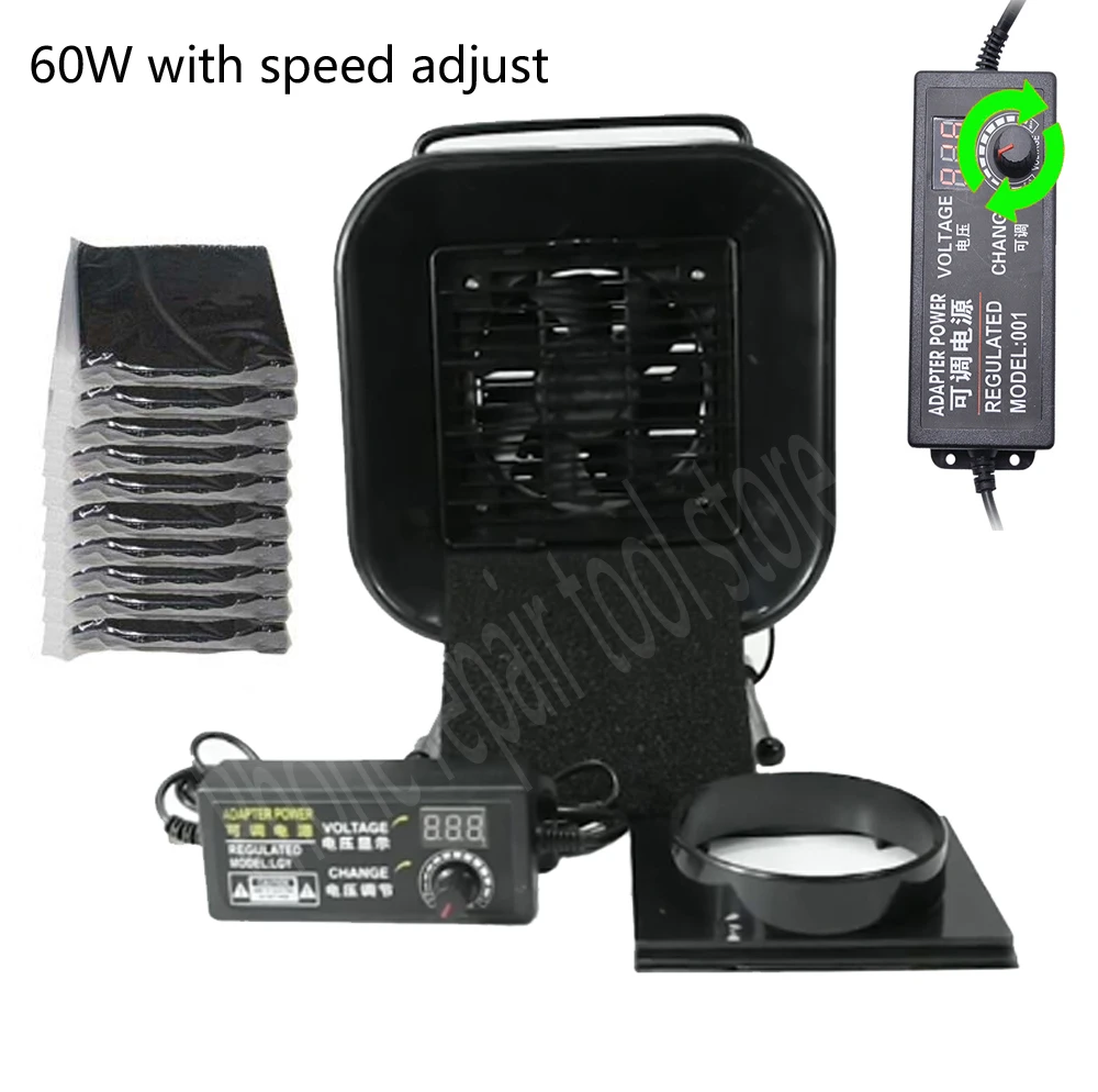 Adjustable 220v/110v Eu/us Plug 60w 493 Solder Smoke Absorber Esd Fume ...