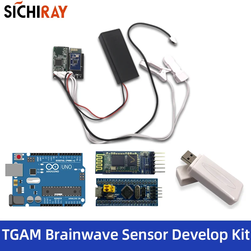 Stm32 Tgam Module For Arduino Develop Kit Brainwave Eeg Sensor With ...