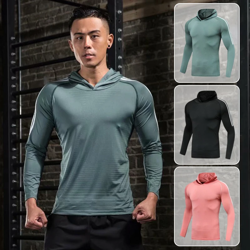 Men-Long-Sleeve-T-Shirt-Gym-Fitness-Compression-Sports-Clothing ...