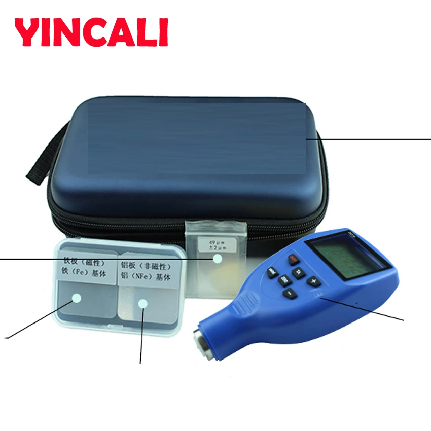 Dual-Use Digital Car Paint Spray Coating Thickness Gauge Tester DR130 ...