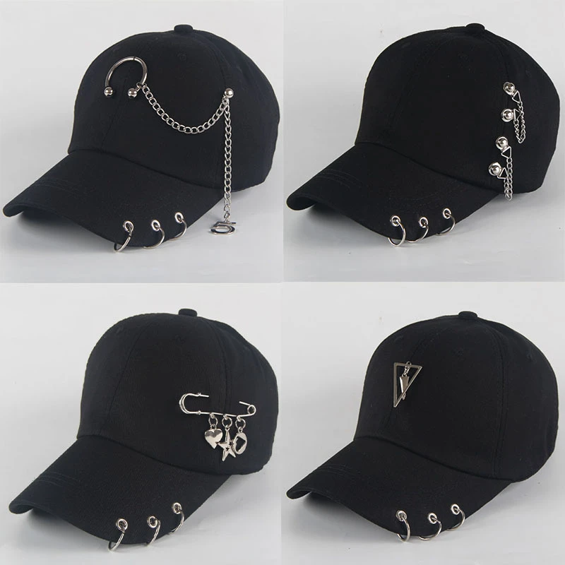 Hat Cap Baseball Ring | Punk Men Baseball Cap | Cap Hip Hop Ring | Hip ...