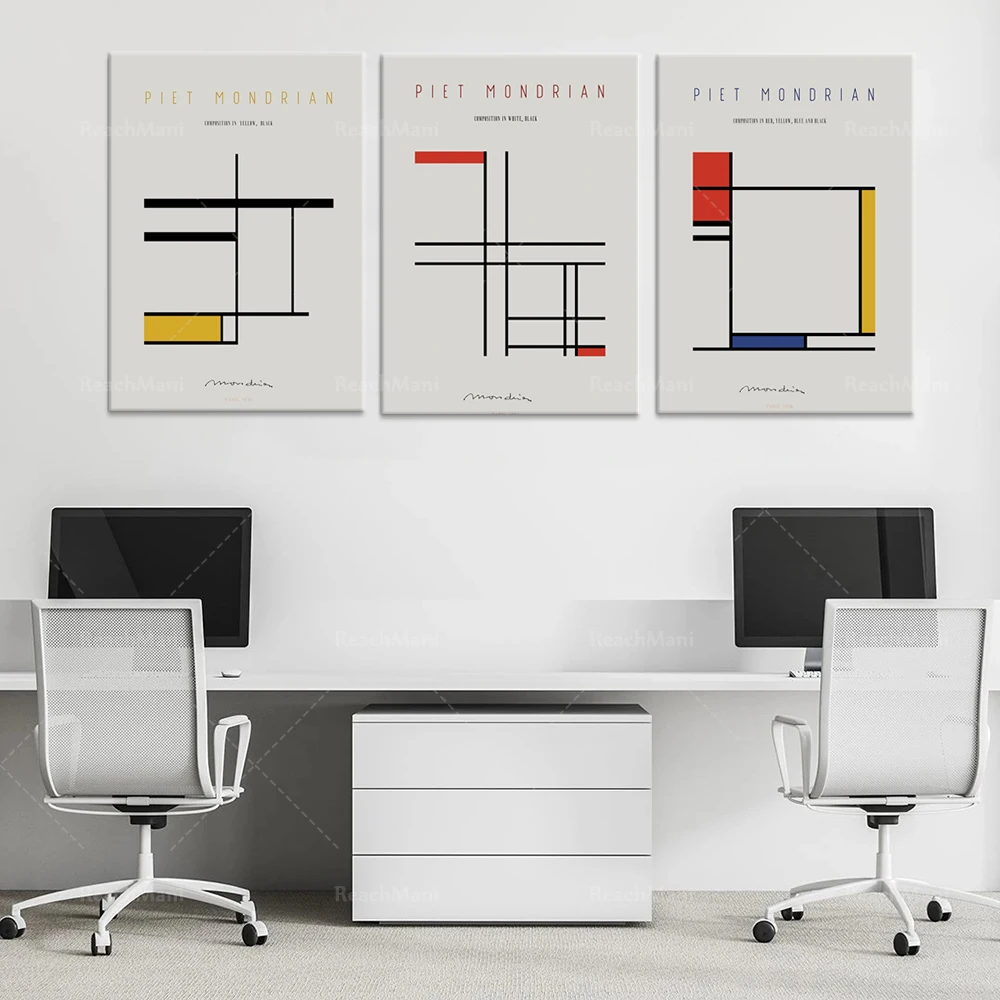 Digital Prints Mondrian Printable/Mondrian Poster/Mondrian Print ...