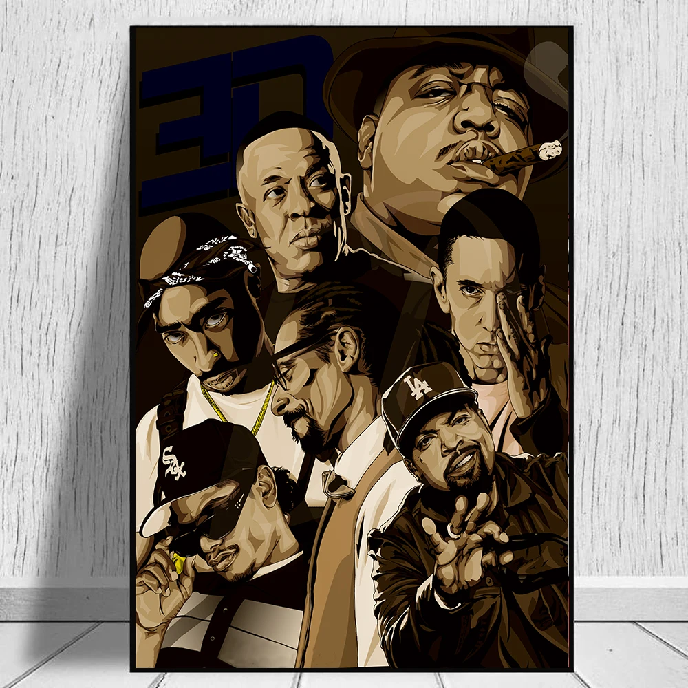 Wu-Tang Clan Hip Hop Poster Art Print Art & Collectibles Giclée Prints ...