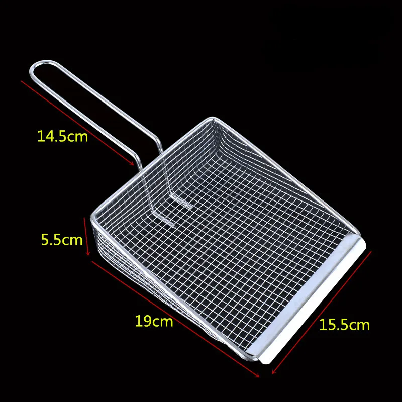 Stainless-steel-fryer-screen-French-fries-frame-square-filter-net ...