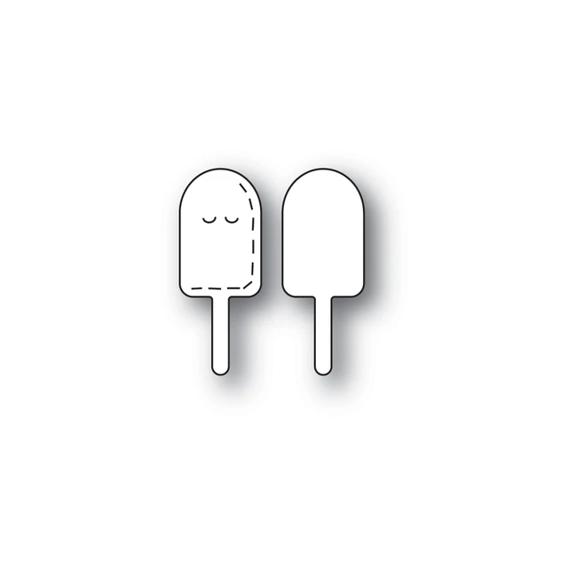 Double Popsicle Outline