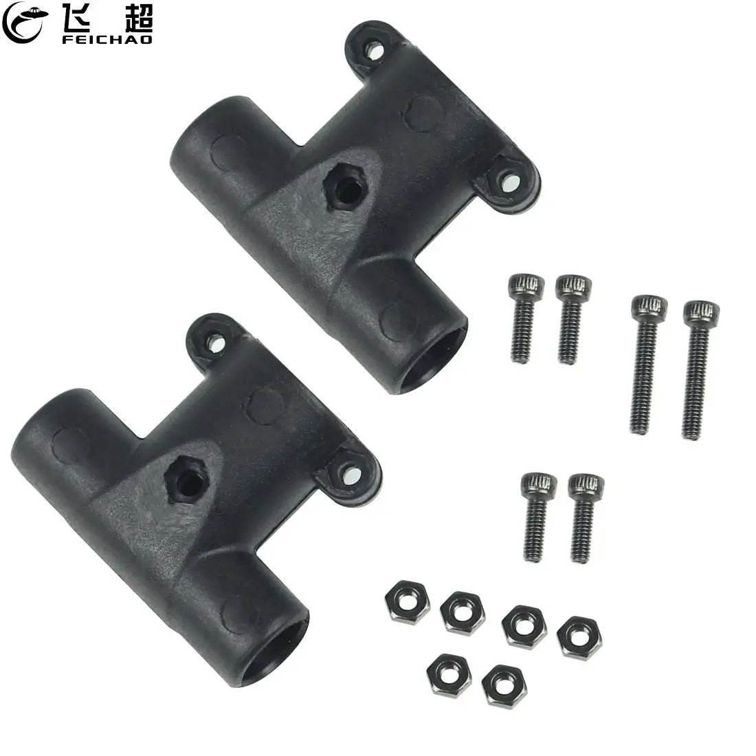 2XFEICHAO 16mm to 10mm Tee Joint T Shape Joint T-joint Tube Connector ...