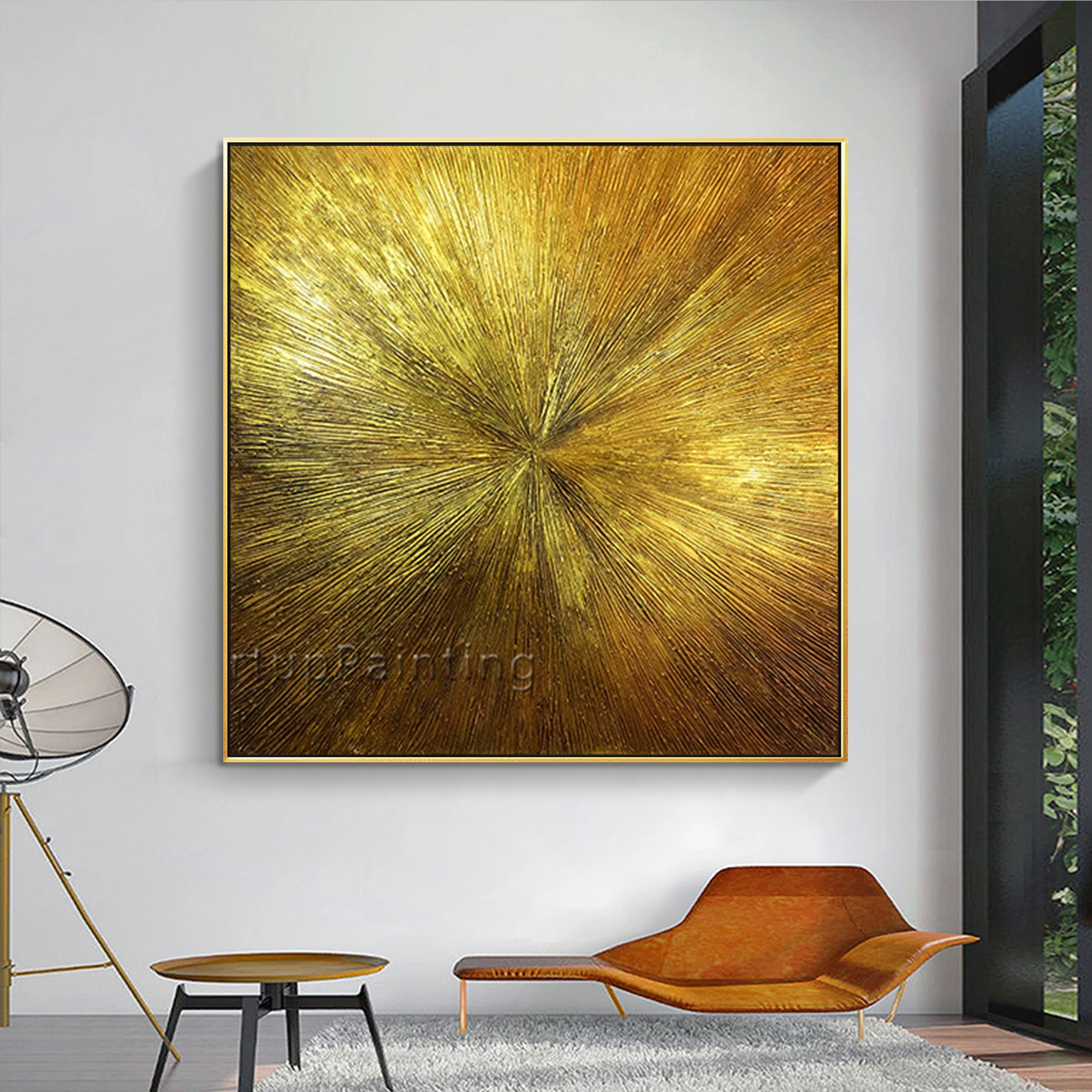 Geometrische Gold kunst öl abstrakte malerei auf leinwand acryl textur wand kunst bilder für ...