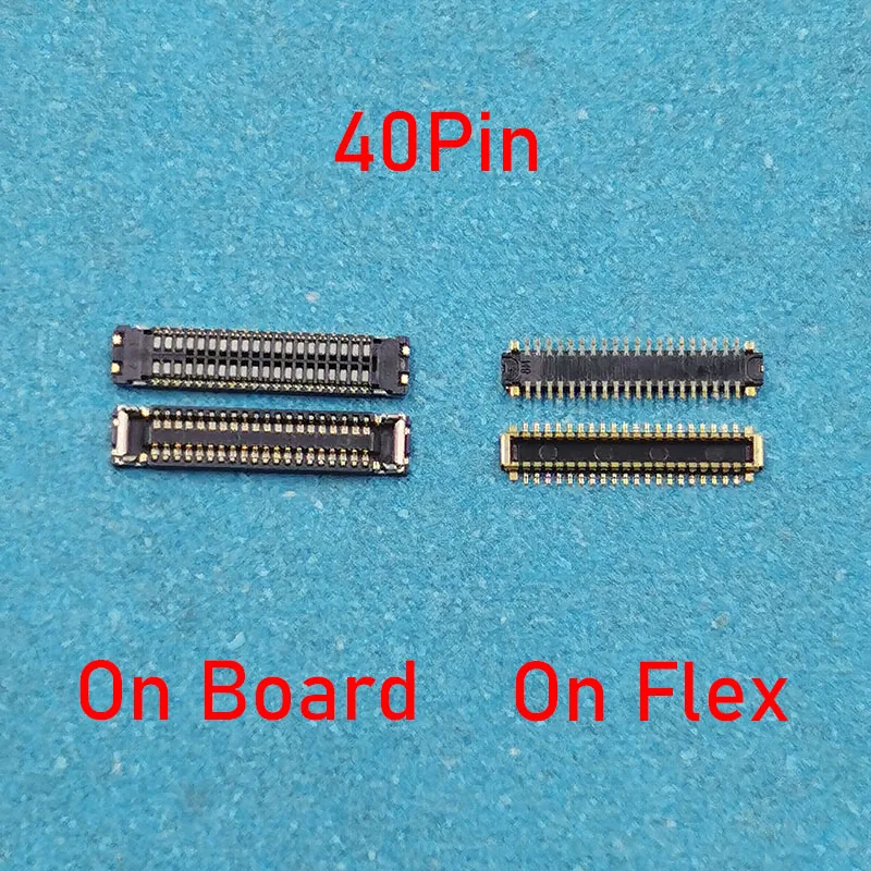 20 50Pcs 40pin LCD Display FPC Connector For Xiaomi Redmi Note 8 7 ...