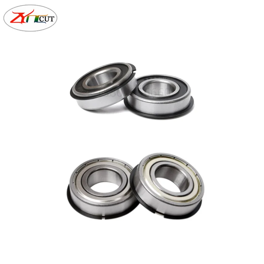 2Pcs/set High quality Flange deep groove ball bearing F6000 F6001 F6002 ...