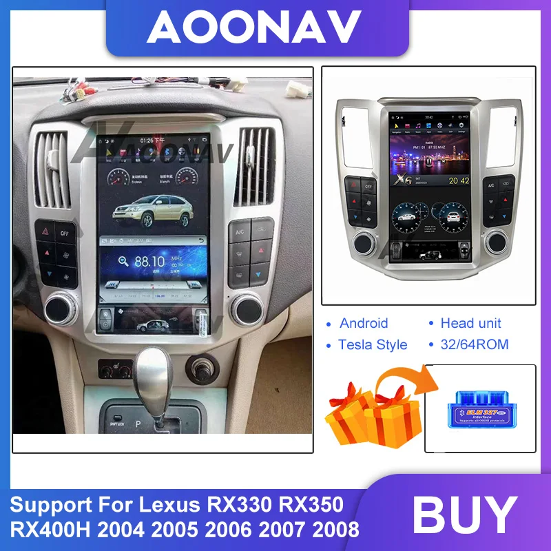 Tesla Style Touch Screen Car Multimedia Audio Player Gps Navigation For ...