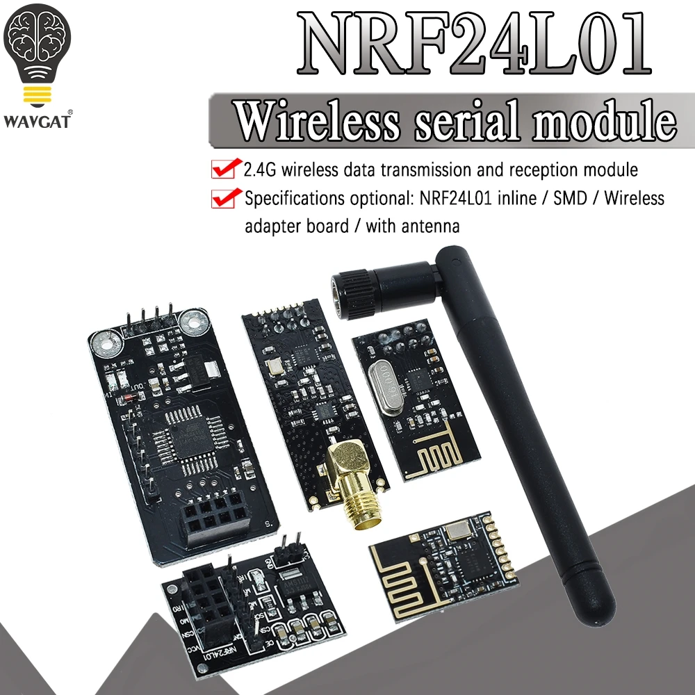 Nrf24l01+ 2.4g Wireless Data Transmission Module 2.4ghz Nrf24l01 Upgrade Version Nrf24l01+pa+lna ...