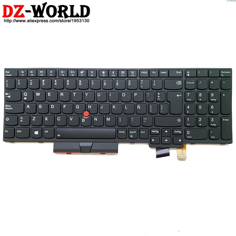 New/orig LAS Latin Spanish Backlit Keyboard for Lenovo Thinkpad T570 ...