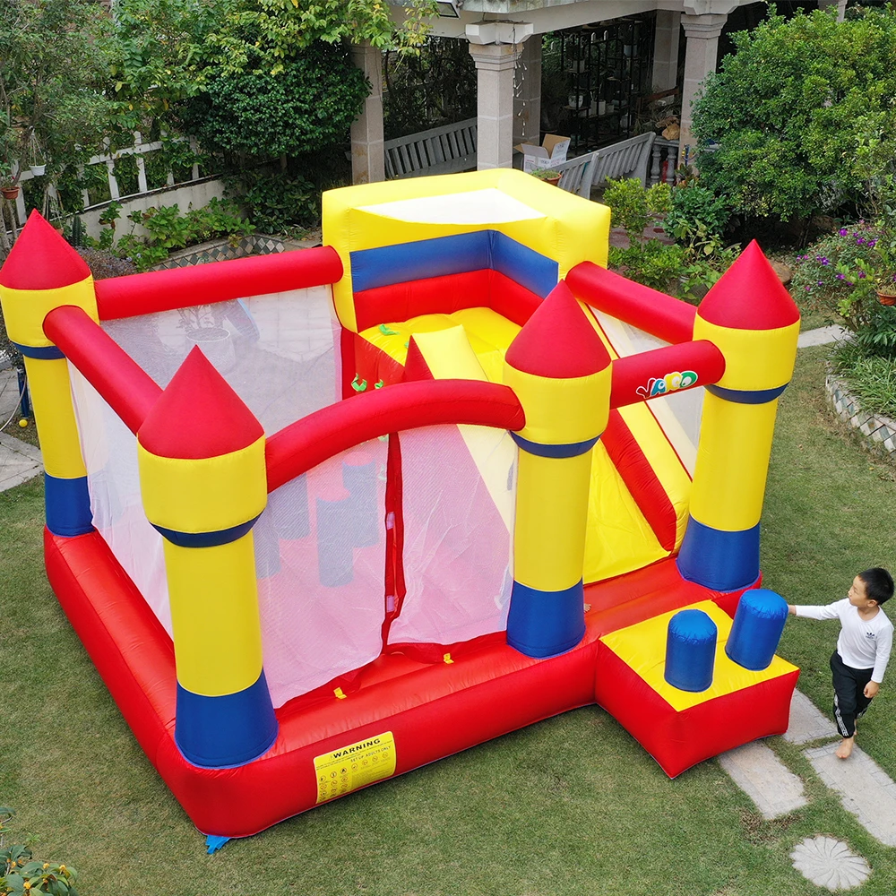 Yard Inflatable bouncy castle 4X3.8X2.5M Kids Trampolines Castle ...