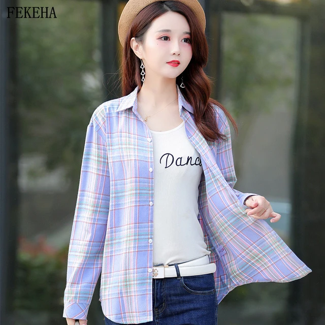 Stylish Check Shirts For Girls