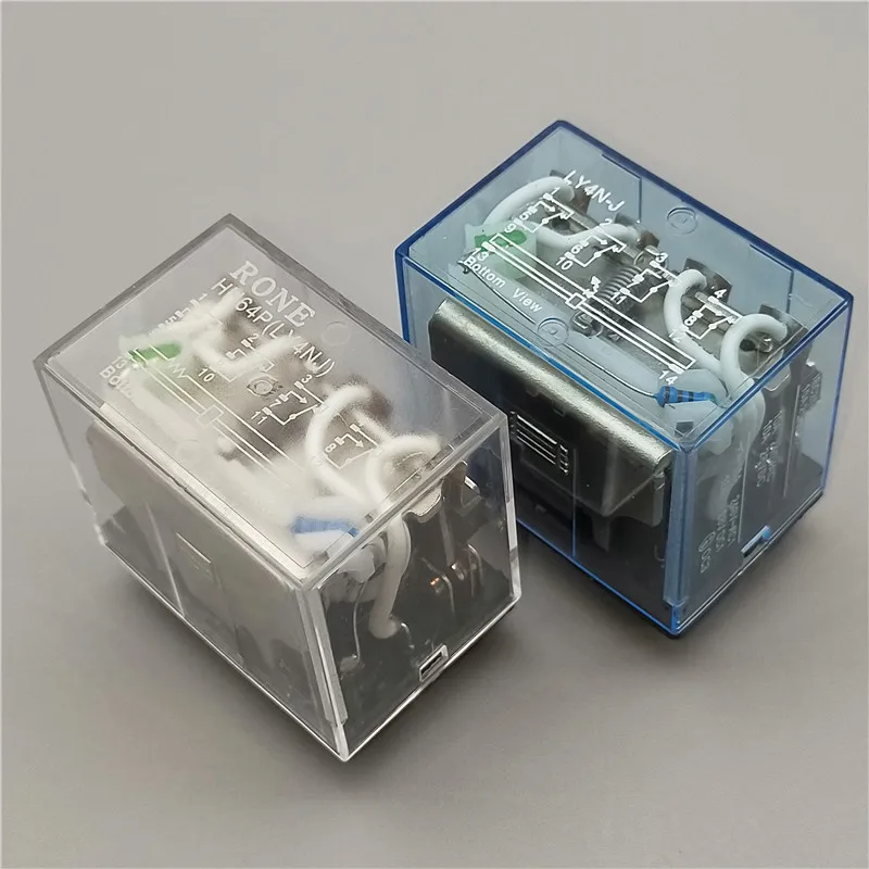 1Pc LY4NJ HH64P Mini Relay P143 14 Pin 10A With LED Intermediate Relay ...